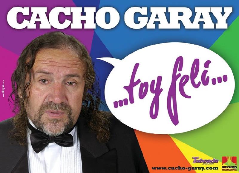 “Cacho” Garay y su humor en el Teatro de la Torre